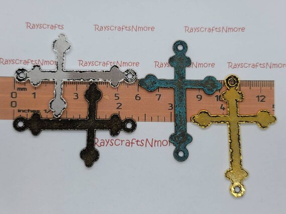 4 Pcs Cross Filler Link Connector Simple Plain Cross Link - Etsy