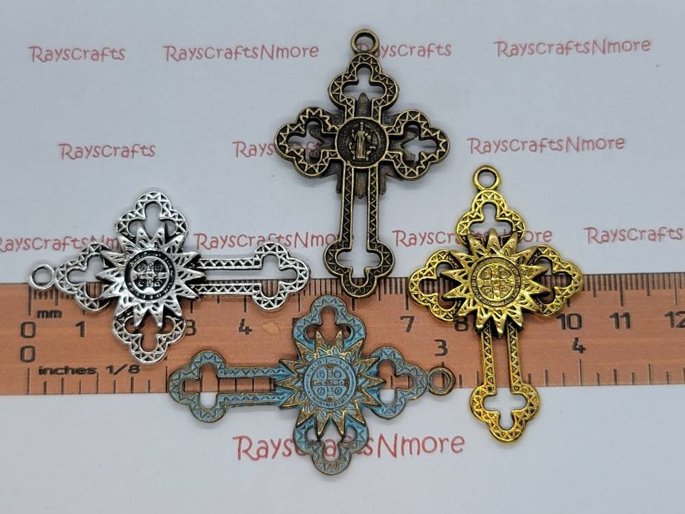 3 Pcs Reversible Saint Benedict Cross San Benito Cross - Etsy