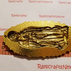 1 Pc - Extra Large One Side Virgin Mary Pendant, Lady Guadalupe Pendant ...