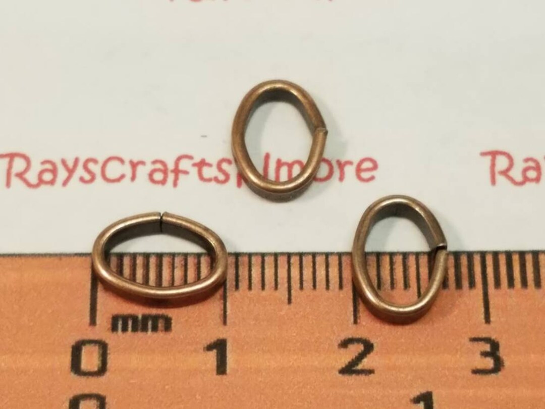 50 Pcs Open Oval Jump Rings Jump Ring 8x5mm Inner Size 2mm - Etsy