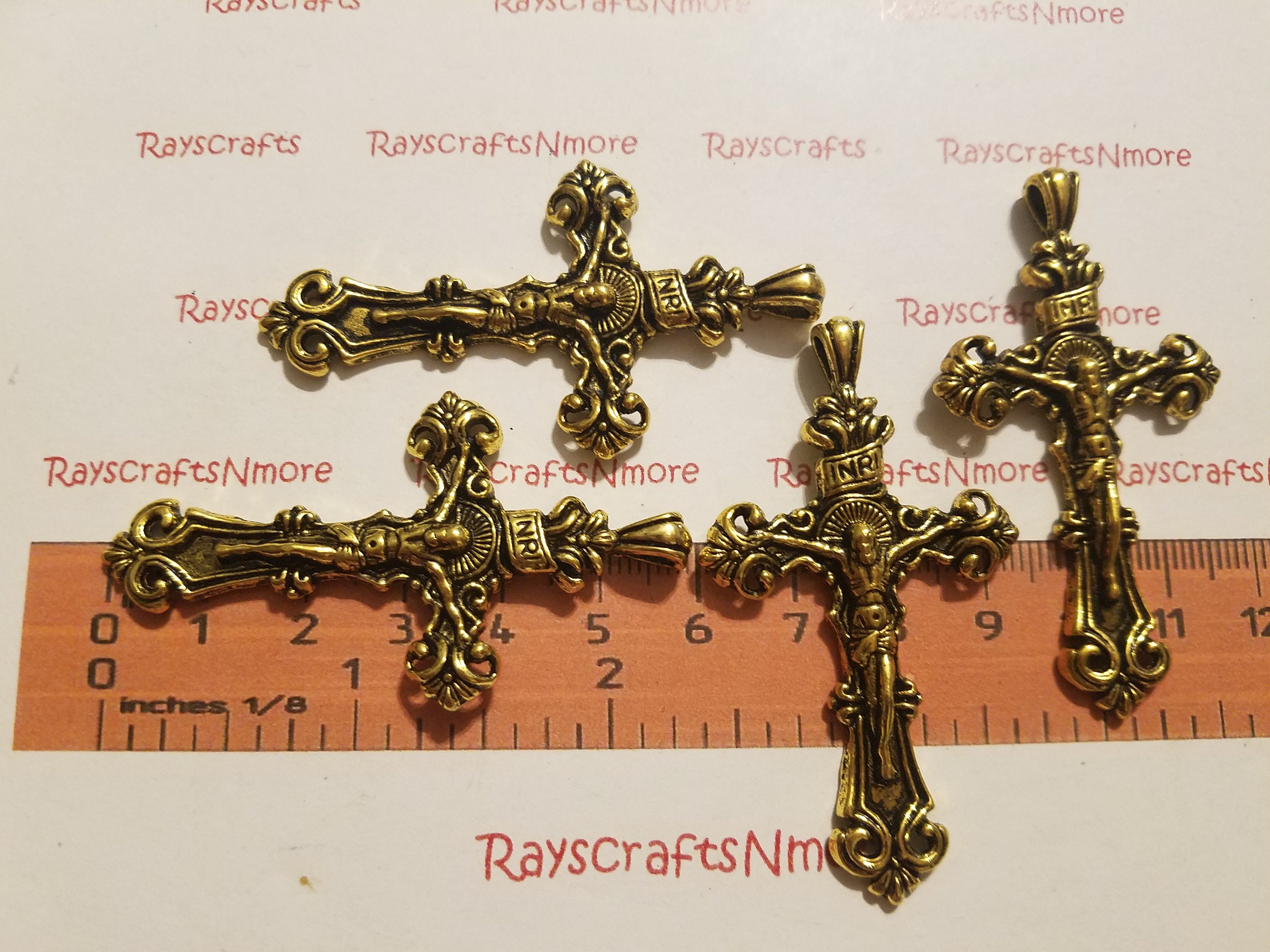 2pcs Saint Benedict Crucifix Cross St Benedict Medal Cross | Etsy