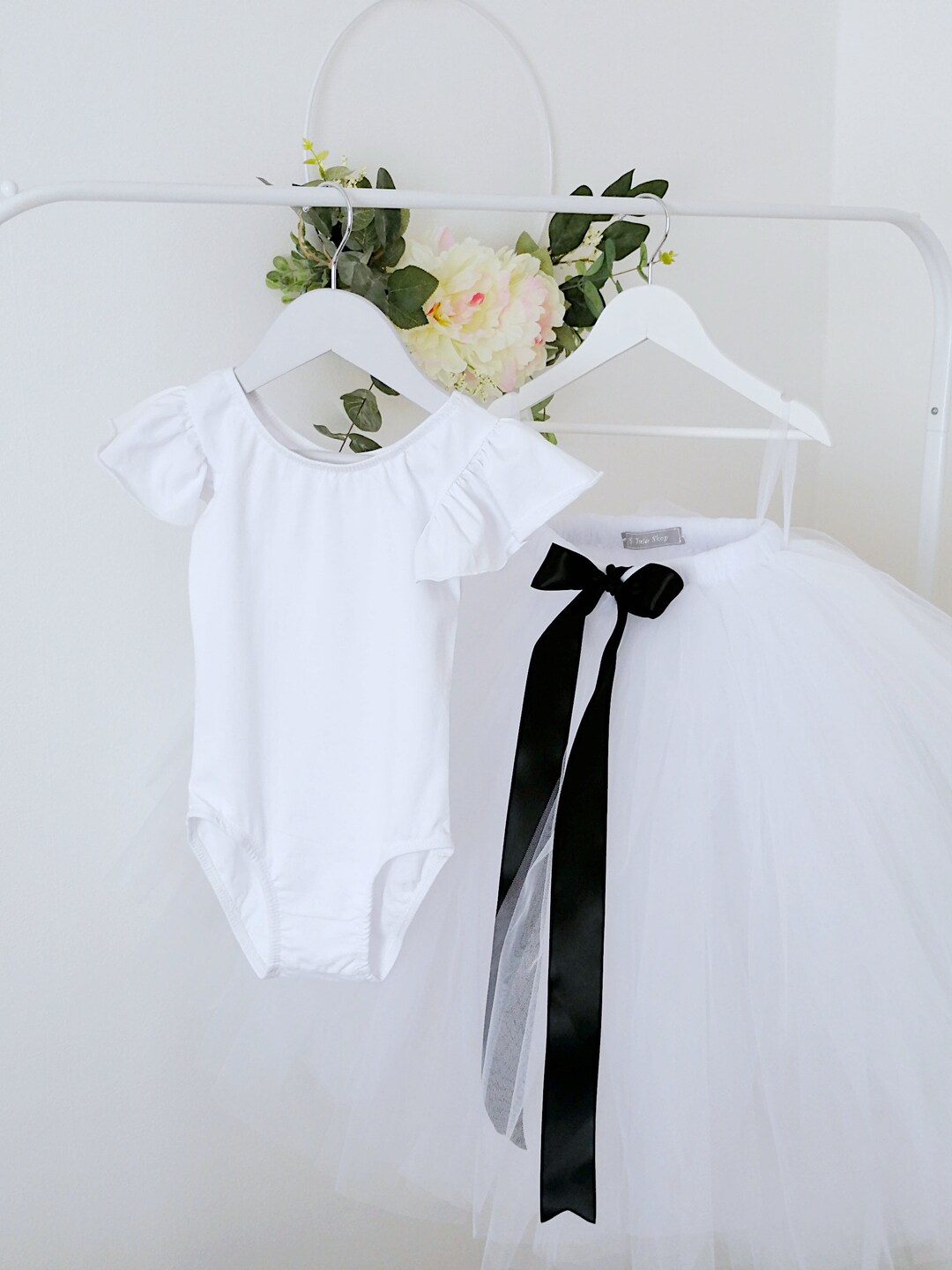 Girl Leotard, White Leotard, Flower Girl Outfit, Ballet Leotard, Flower ...
