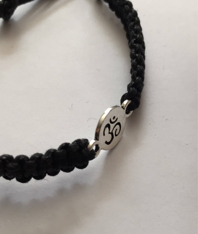 Ohm Symbol Bracelet Yoga Inspired Jewelry Adjustable Yoga Bracelets ...
