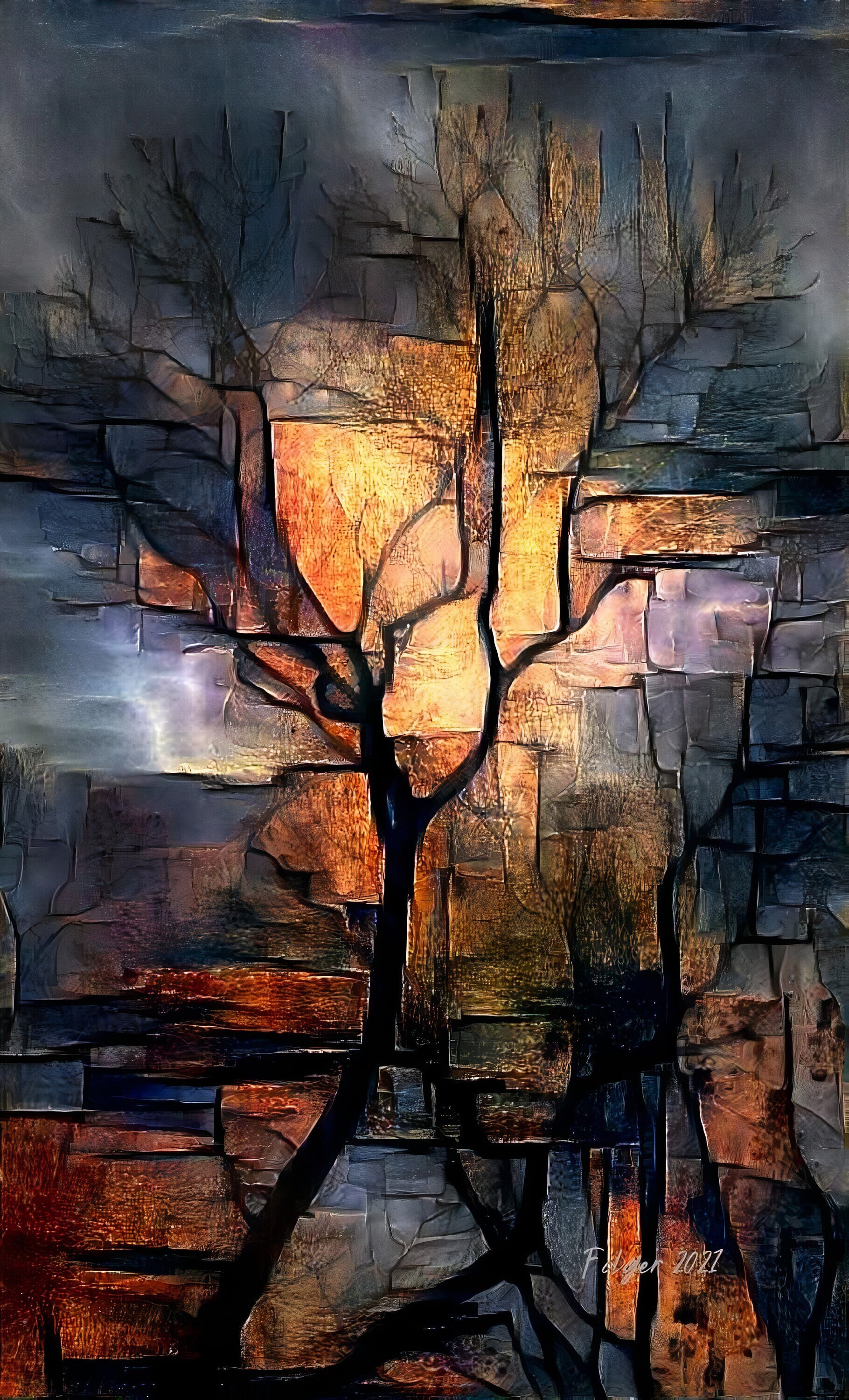 Tree Art Print Abstract Tree Art Print Tree Lovers Art Tree - Etsy