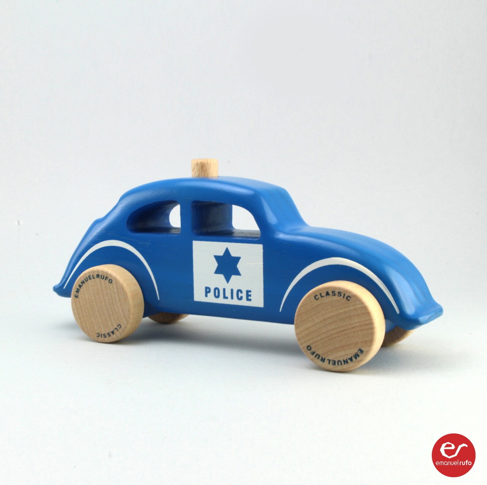Wood Toy Police Car, Wooden Toy Design, Classic Car for Toddlers, CL 12 ...