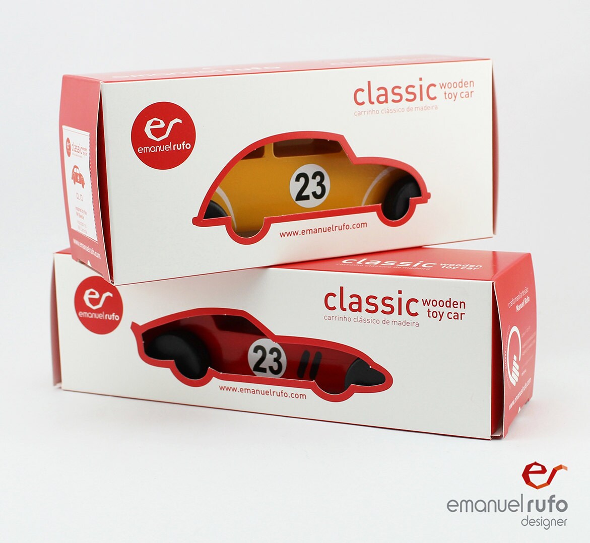 Wooden Toy Car Gift Set - Handmade - American Muscle Cars