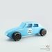Wooden Toy Car Blue Wooden Car for Kids Boys Classic Car - Etsy