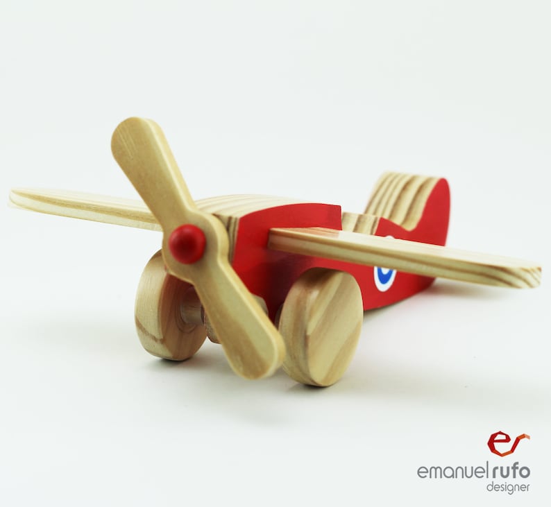 Wood Toy Plane Handmade Birthday Gift - Etsy
