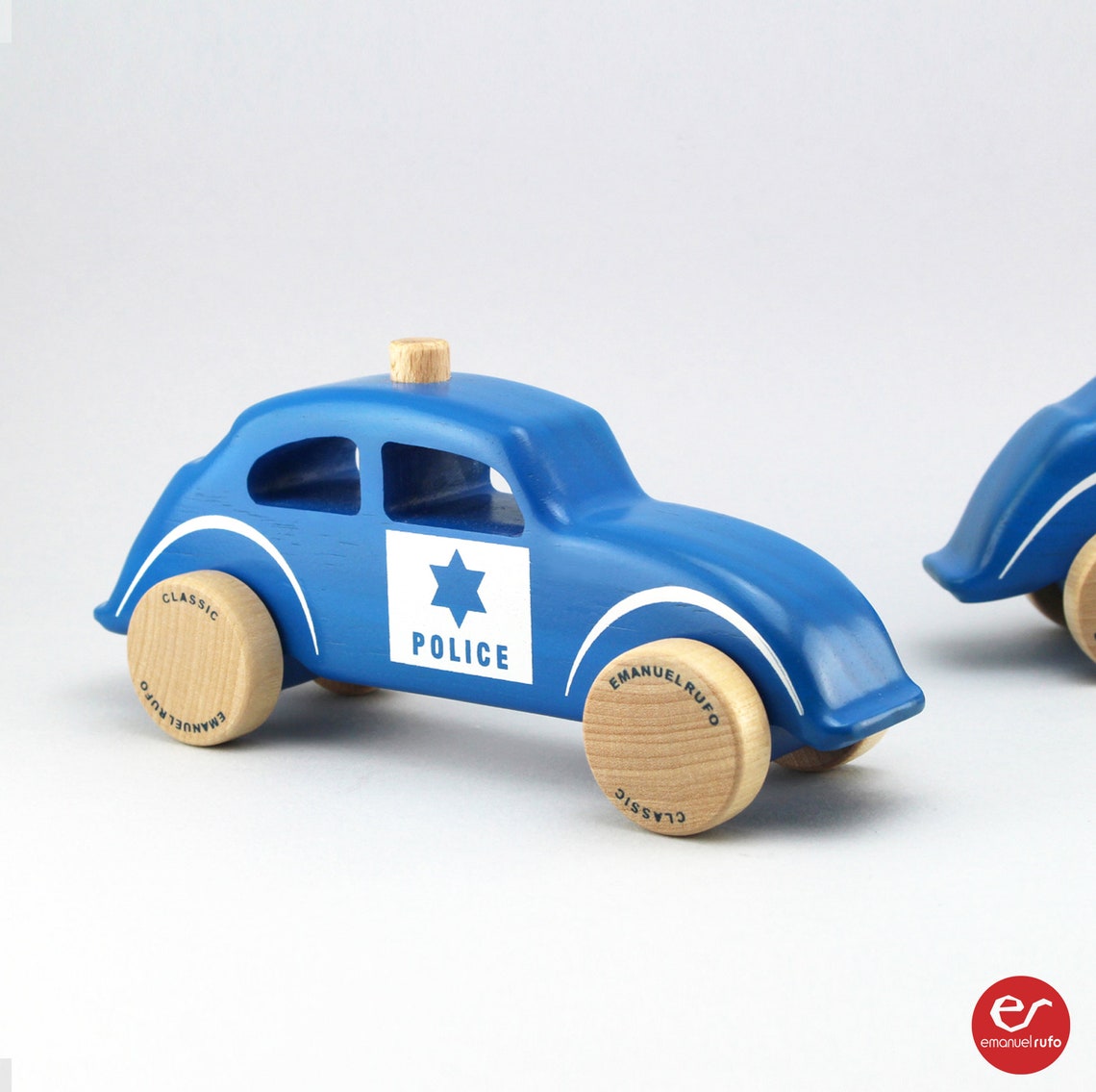 Wood Toy Police Car, Wooden Toy Design, Classic Car for Toddlers, CL 12 ...