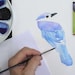 Blue Jay Watercolor Painting Lesson, Learn to Paint Realistic ...