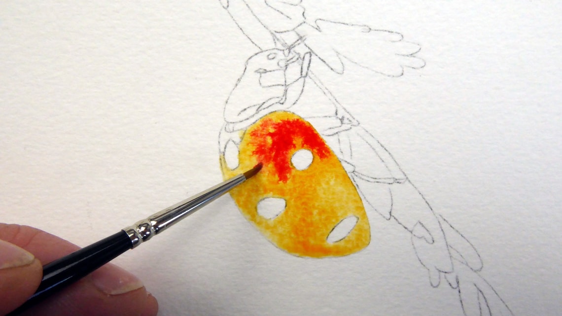 Watercolor Ladybug Painting Tutorial Ladybird Watercolour PDF | Etsy