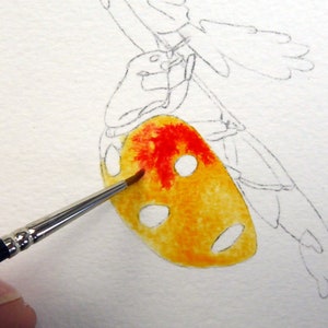 Watercolor Ladybug Painting Tutorial, Ladybird Watercolour PDF Lesson ...