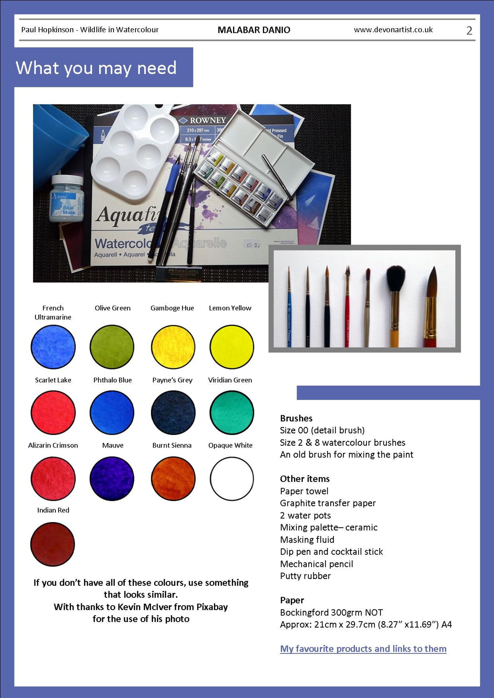 Tropical Fish Watercolor Painting Lesson Learn to Paint Fish - Etsy