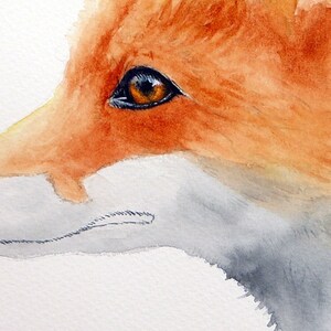 Watercolor Fox Painting Tutorial: Wildlife Art Lesson (PDF Download) - Etsy