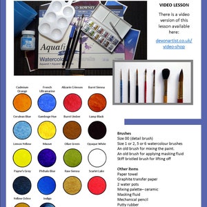 Watercolour Study Piece, Learn to Paint Textures Like Rusty Metal and ...