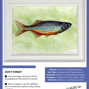 Tropical Fish Watercolor Painting Lesson, Learn to Paint Fish in ...