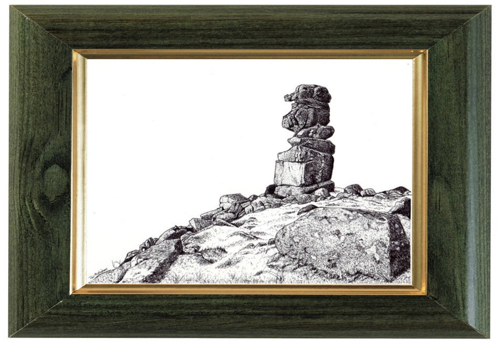 ORIGINAL Ink Illustrations of Dartmoor Tors Pen & Ink - Etsy UK