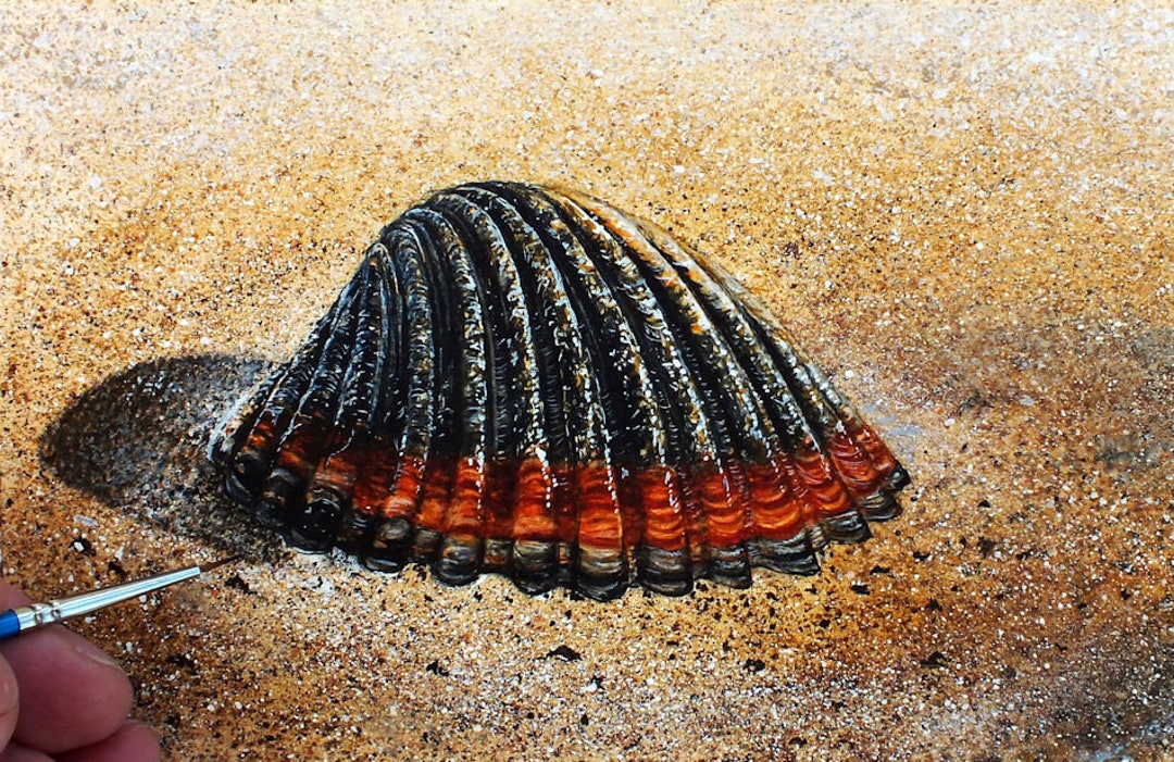 How to Paint a Shells, Watercolour Painting Lesson, Realistic ...
