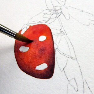 Watercolor Ladybug Painting Tutorial, Ladybird Watercolour PDF Lesson ...