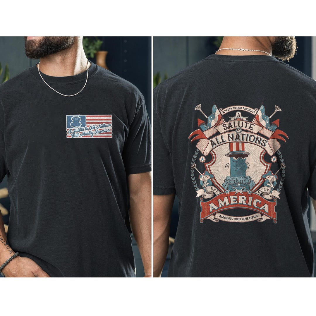 Patriotic Sam Eagle Muppets BUT MOSTLY AMERICA July 4th Fireworks ...