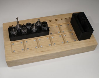 Solid Oak Gridfinity Base A Completely Over-the-top Base for Organizing ...