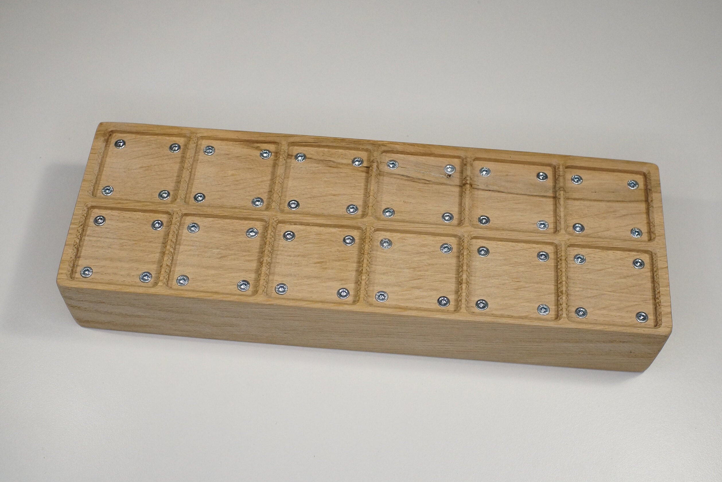 Solid Oak Gridfinity Base A Completely Over-the-top Base for Organizing ...