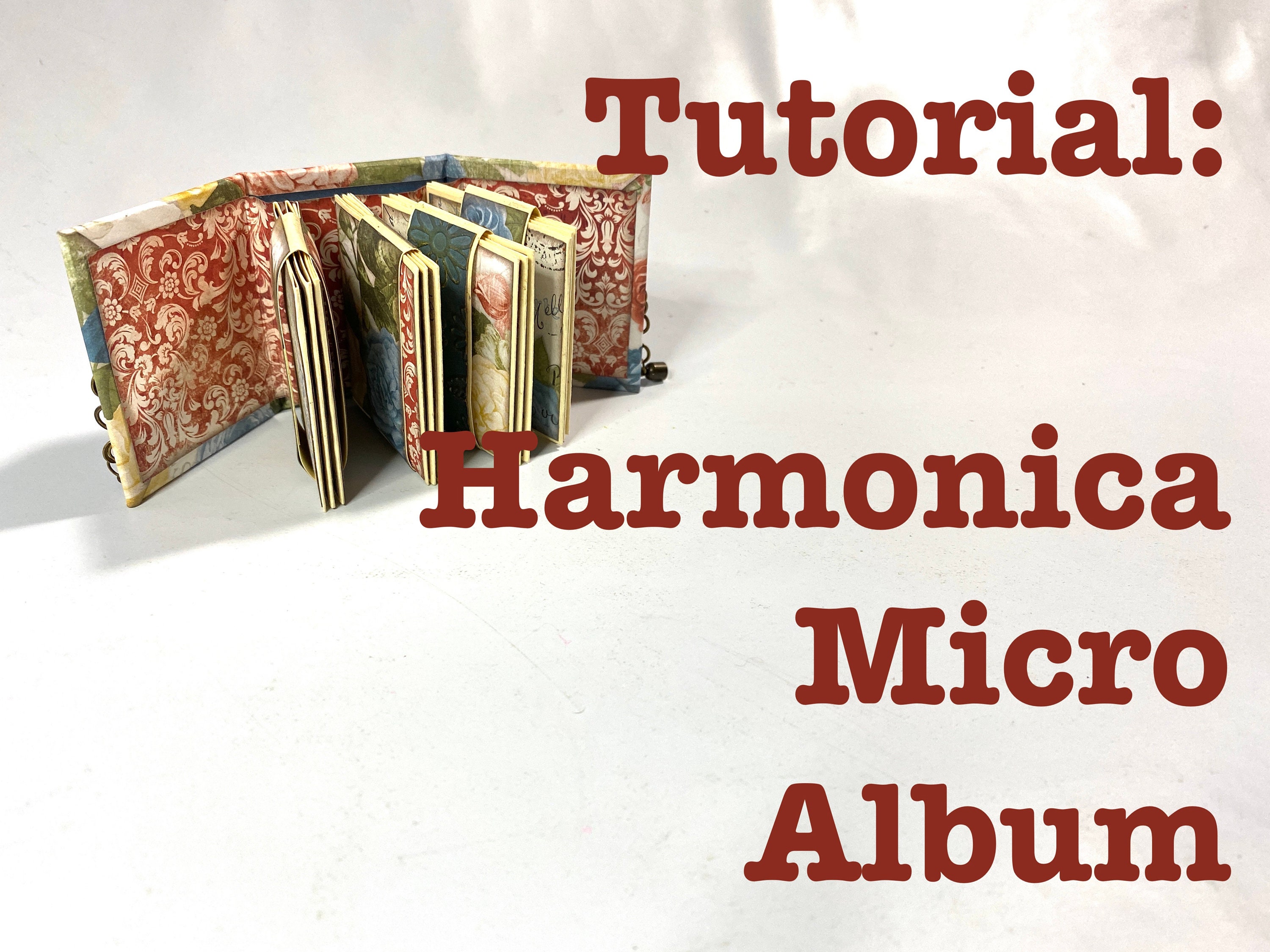 Tutorial #49: Harmonica Micro Album - Etsy