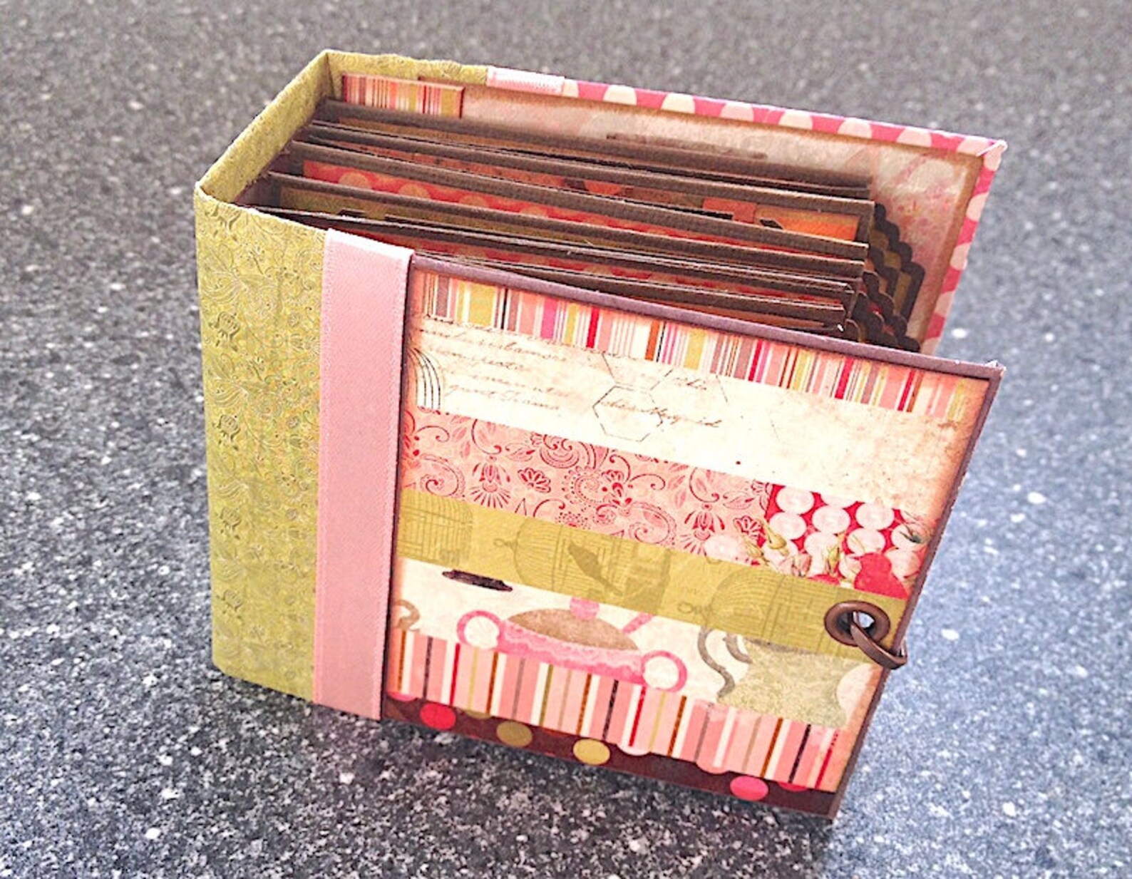 Tutorial #18a: Micro Album 'fresh & Bright' - PDF Only (no Video) - Etsy