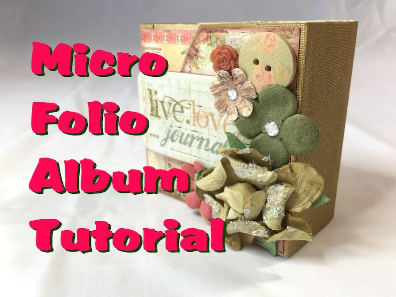Tutorial #20: Micro Folio Album 'endless Little Memories' - Etsy