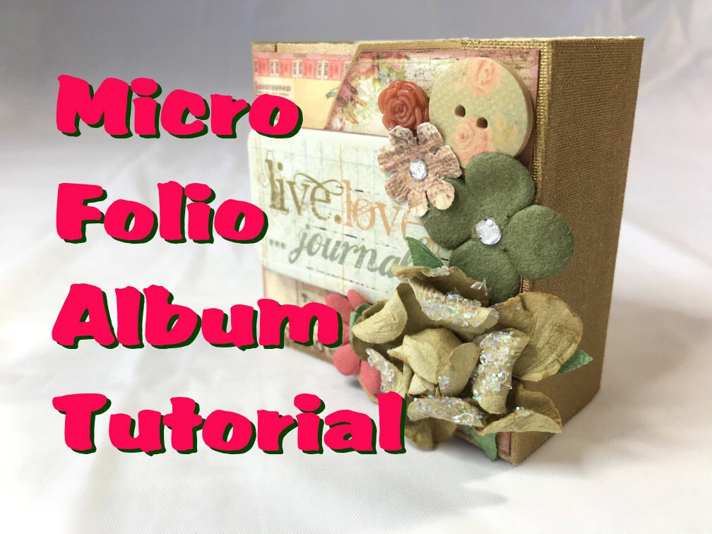 Tutorial #20: Micro Folio Album 'endless Little Memories' - Etsy