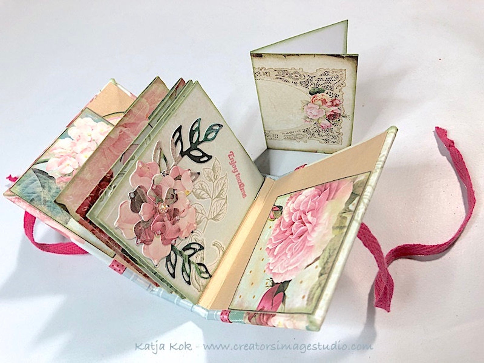 Tutorial 37: Tea Bag Micro Album 'tea-riffic' - Etsy