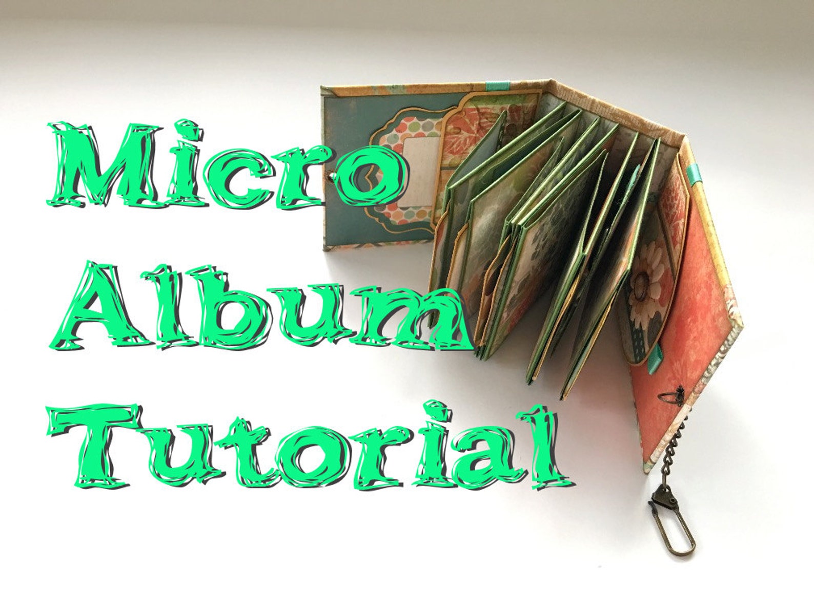 Tutorial #18a: Micro Album 'fresh & Bright' - PDF Only (no Video) - Etsy