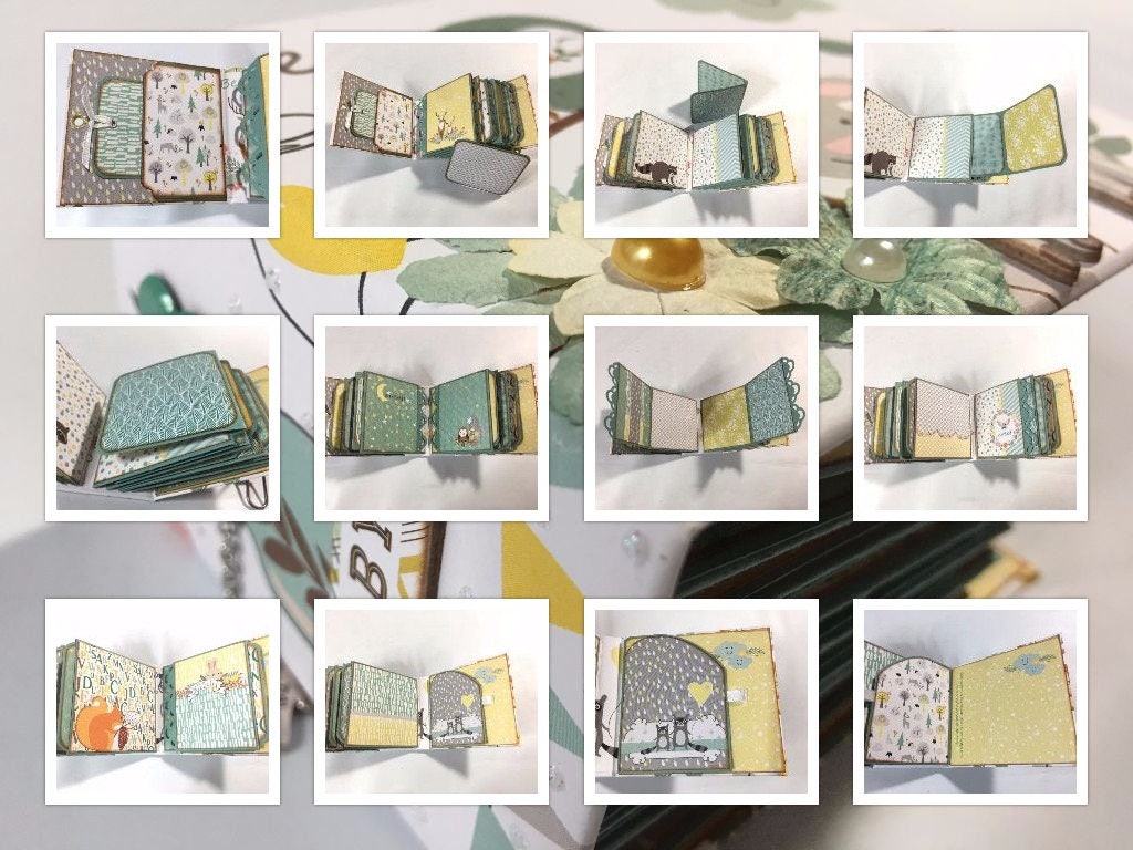 Tutorial #18a: Micro Album 'fresh & Bright' - PDF Only (no Video) - Etsy