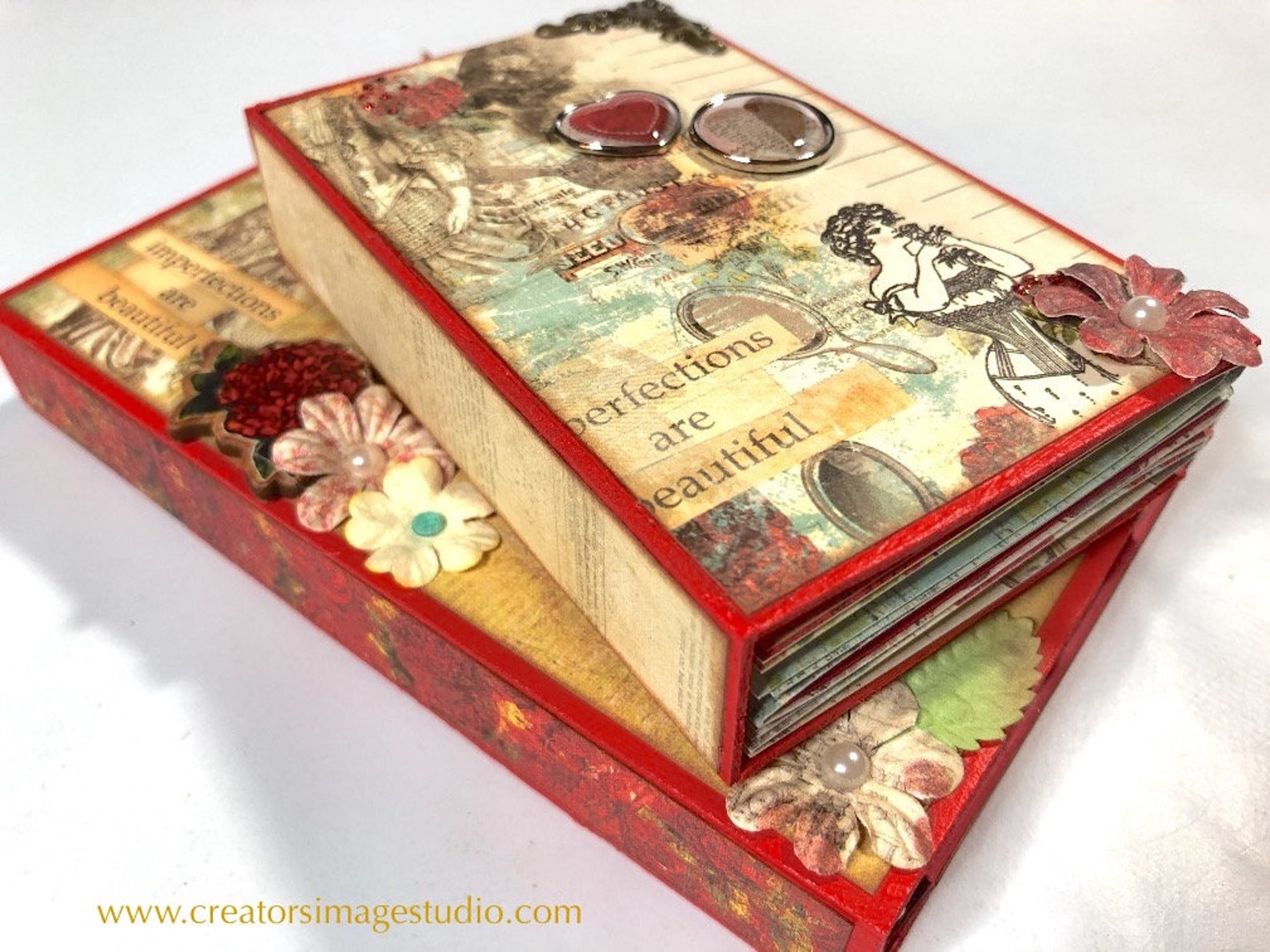 Tutorial Set #43: Mini Album Book Stack (3 Tutorials in 1!) - Etsy