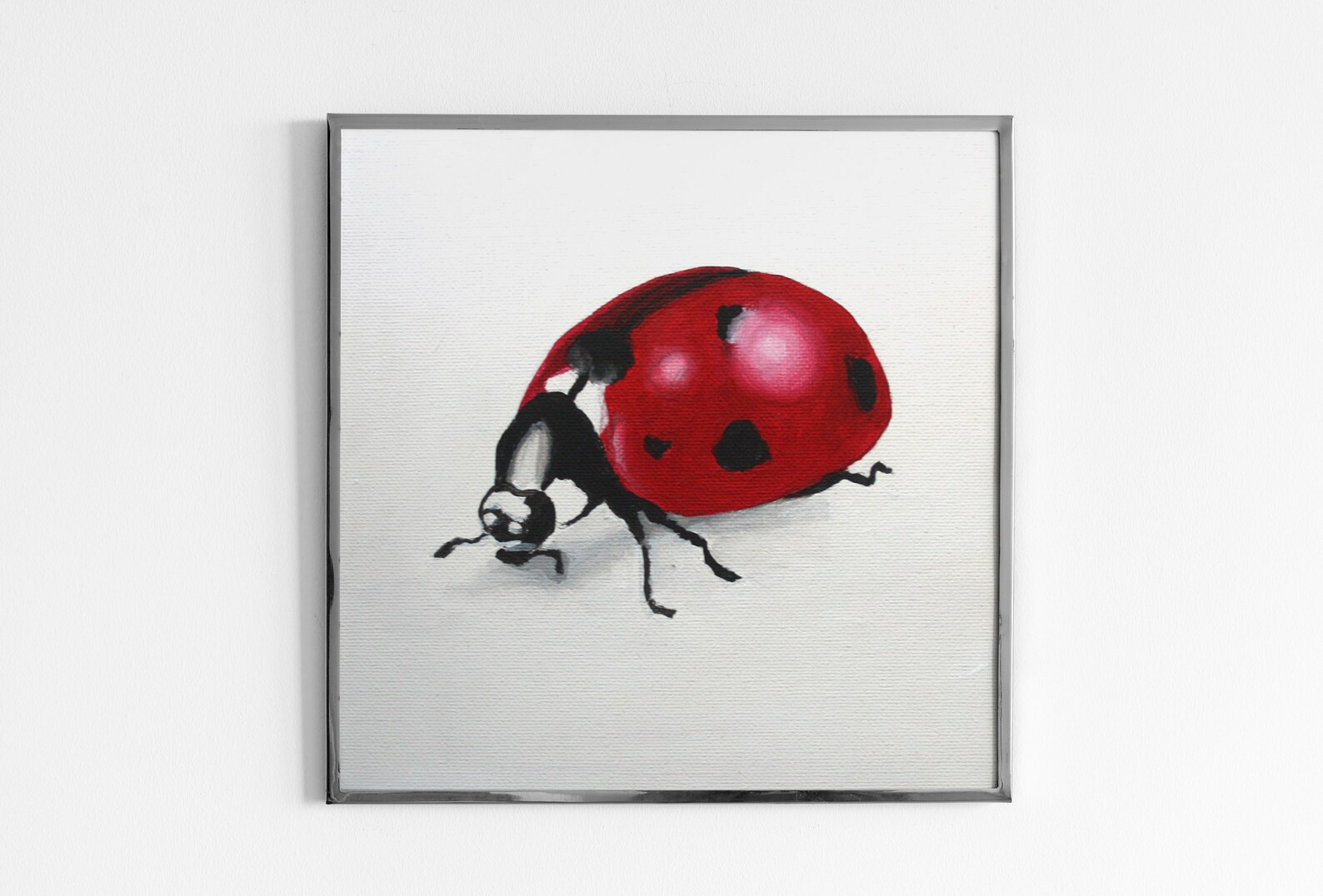 Set of Three Paintings Ladybug Ladybug Art - Etsy