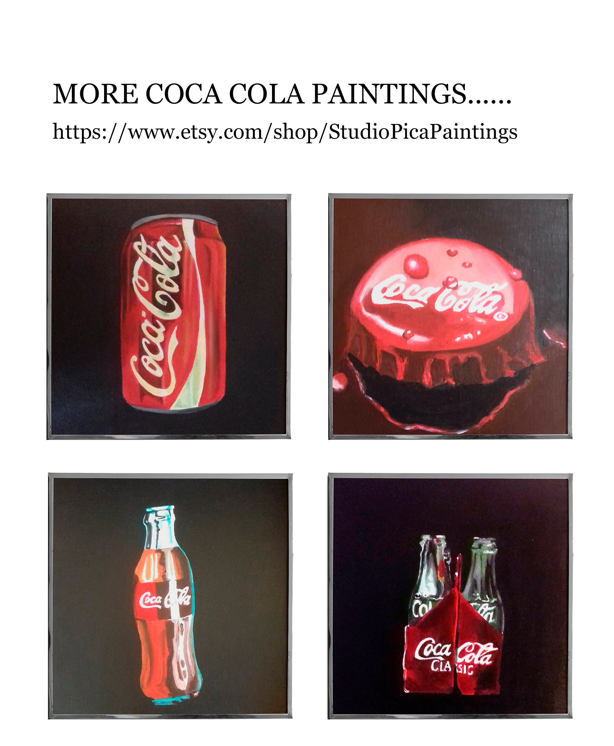 Malerei Cola Dose, Coca Cola Dekor - Etsy.de