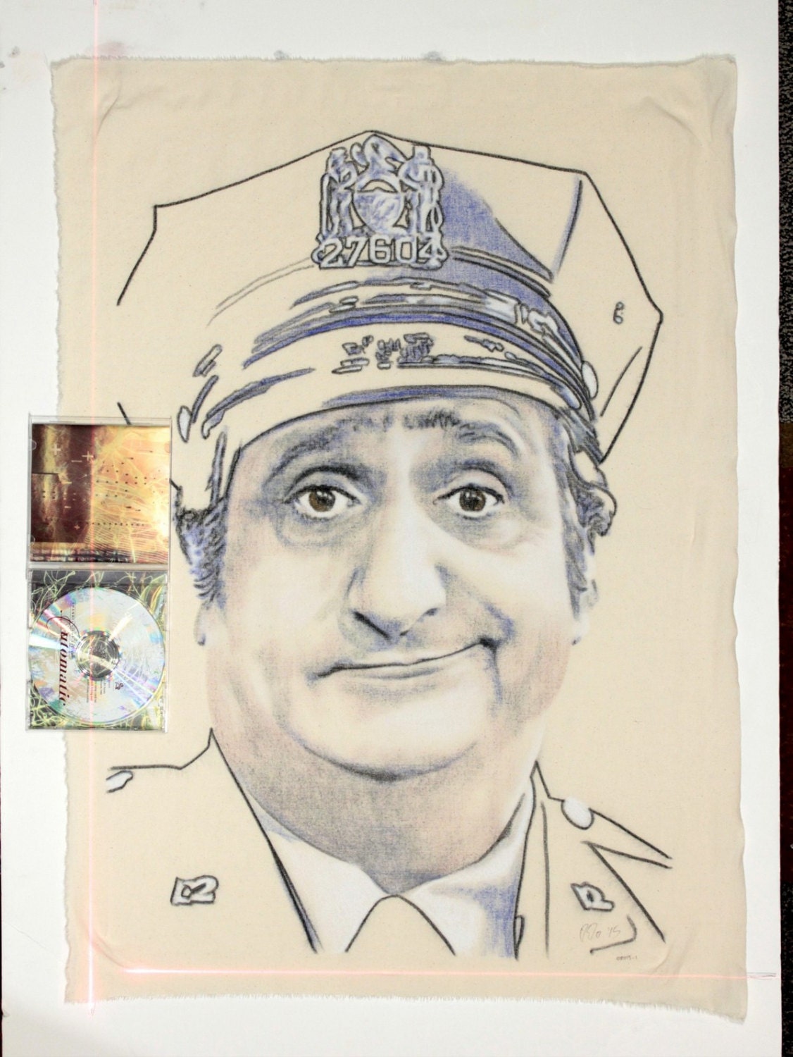 One-off Hand-drawn Portrait of Al Molinaro From Happy Days and | Etsy