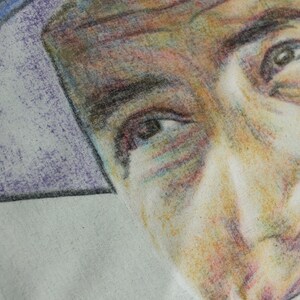 Gregory a Hand Drawn Portrait in Charcoal and Pastel on - Etsy