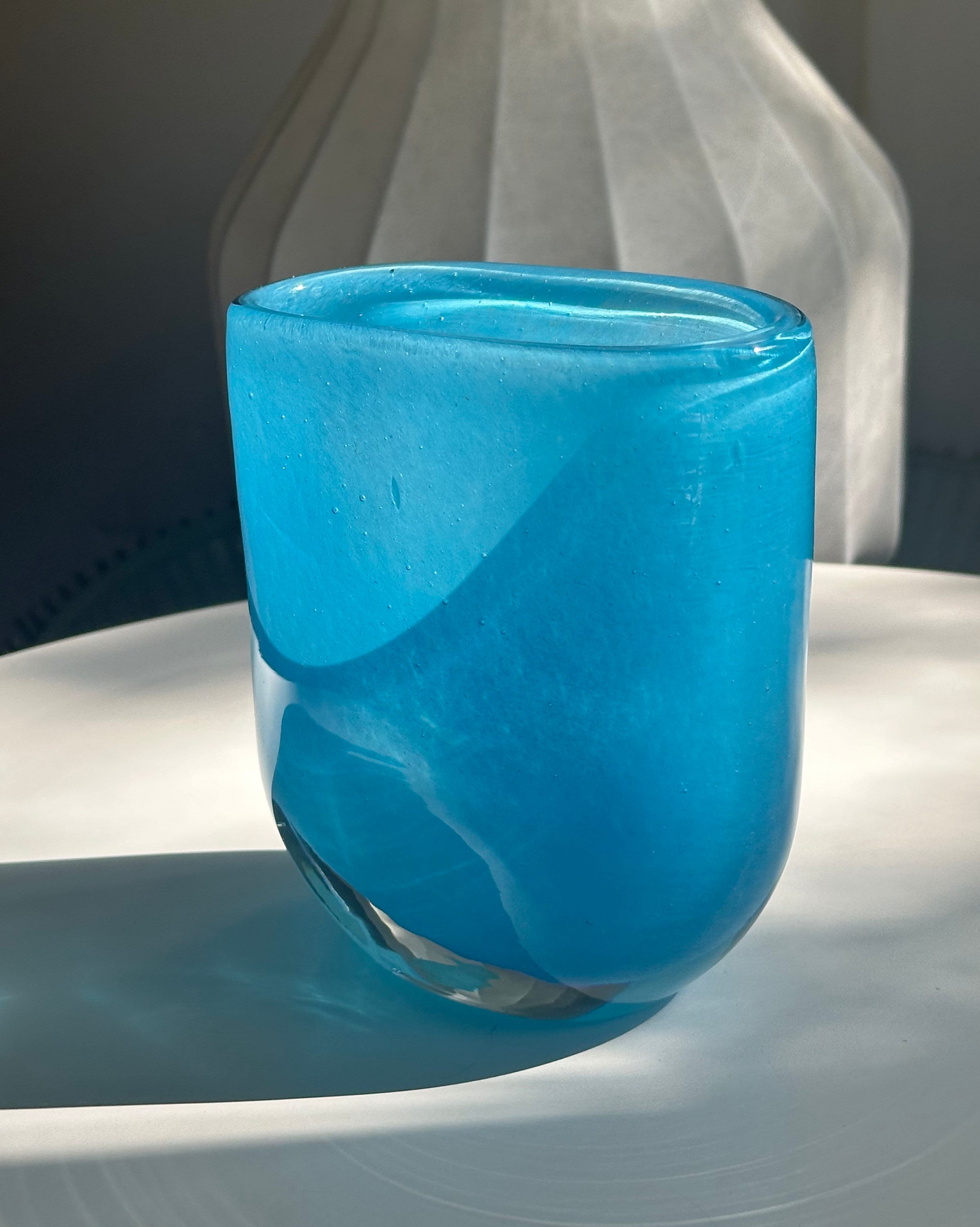 1980s Henry Dean Mouth-blown Art Glass Vase Belgium - Etsy