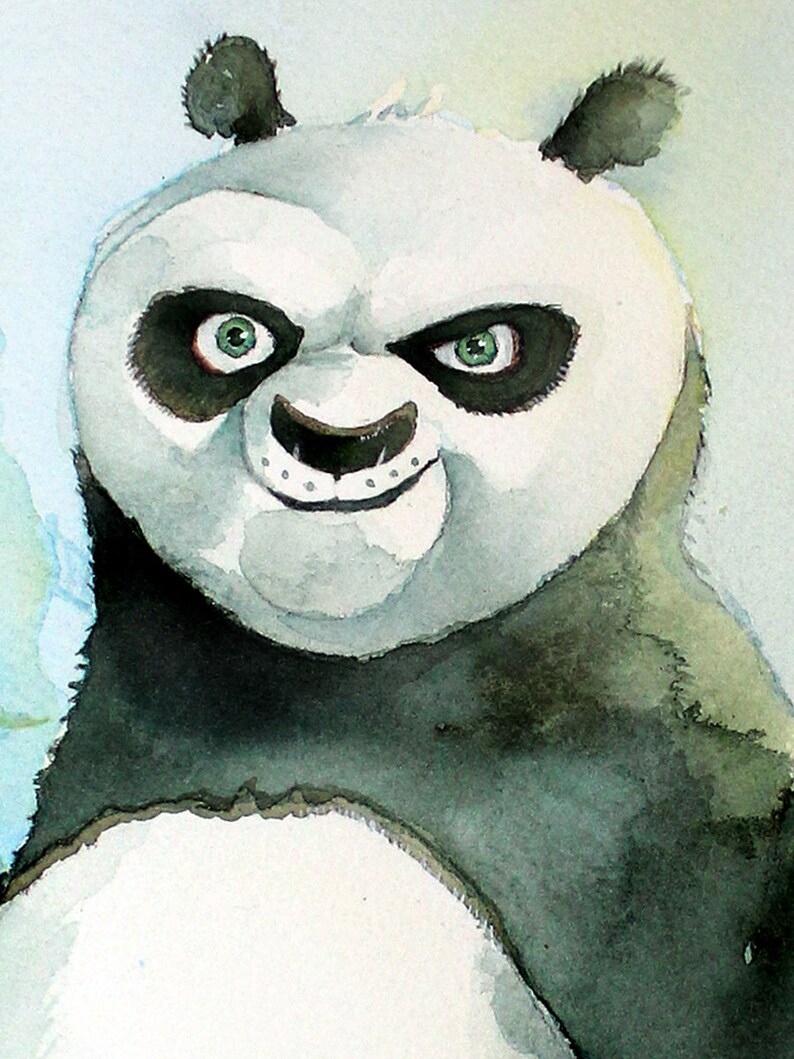 Kung Fu Panda's Po the Dragon Warrior Original - Etsy