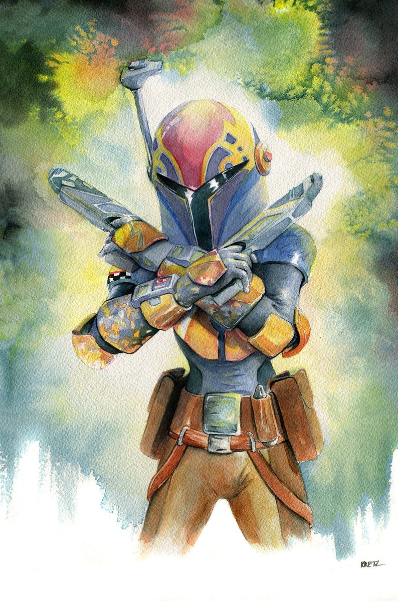 Sabine Wren - Star Wars - 11" X 17" Print - Etsy
