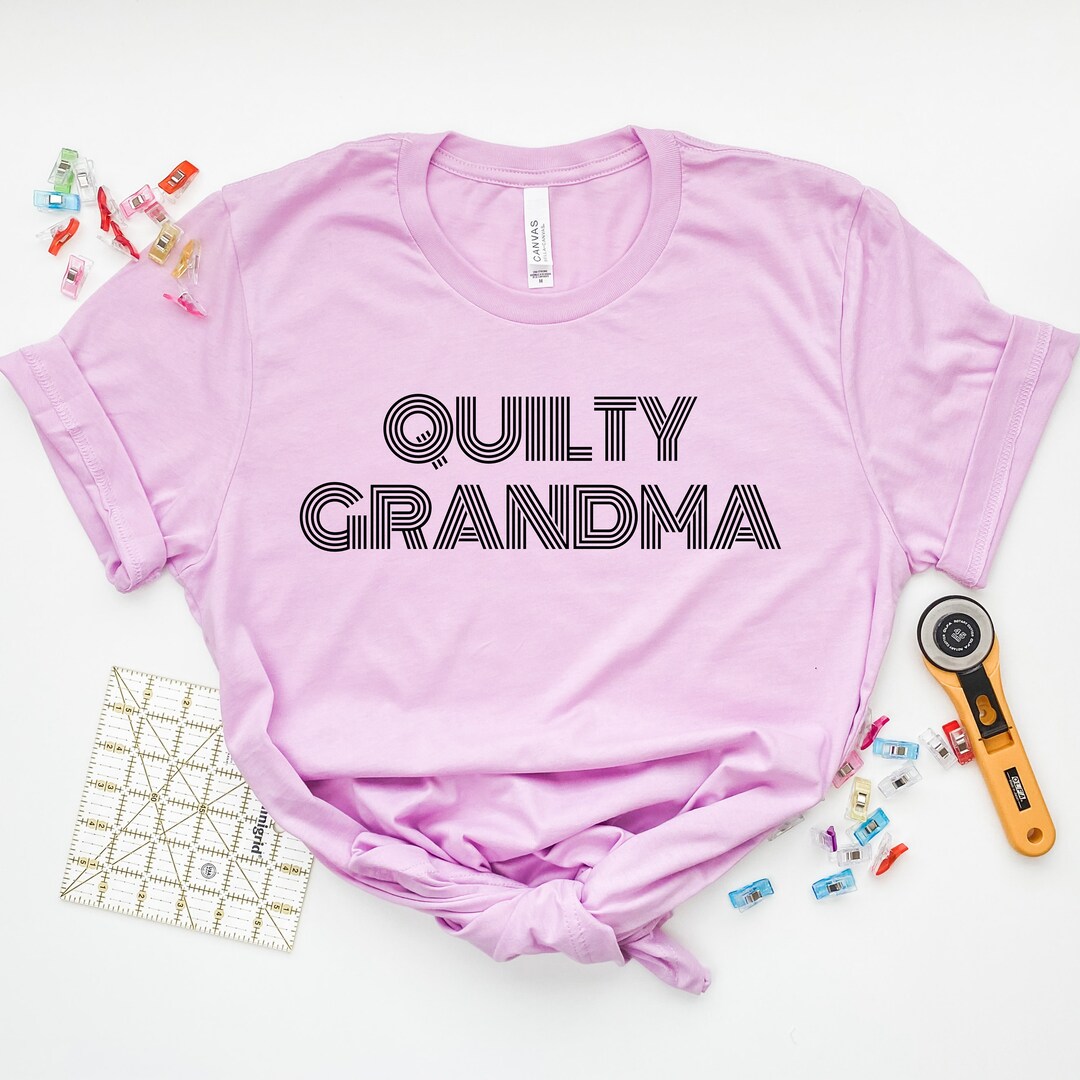 Quilty Oma T-Shirt Quilter Quilting T-Shirt Geschenk für Quilter Bastel ...
