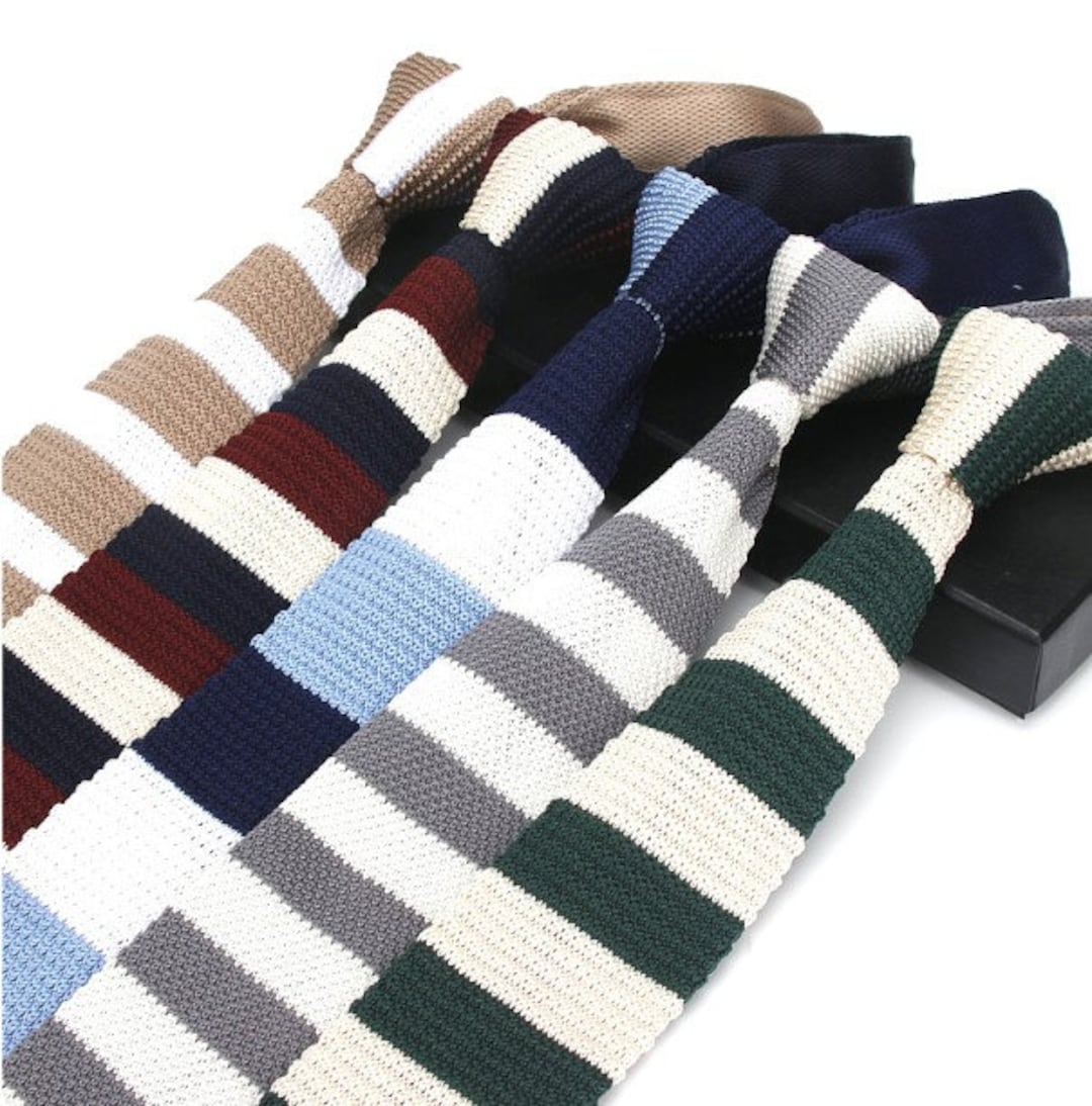 Assorted Knitted Neckties - Etsy