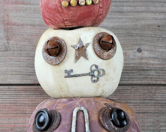 NEW! Primitive Small Jack-o-lantern Stack - Etsy