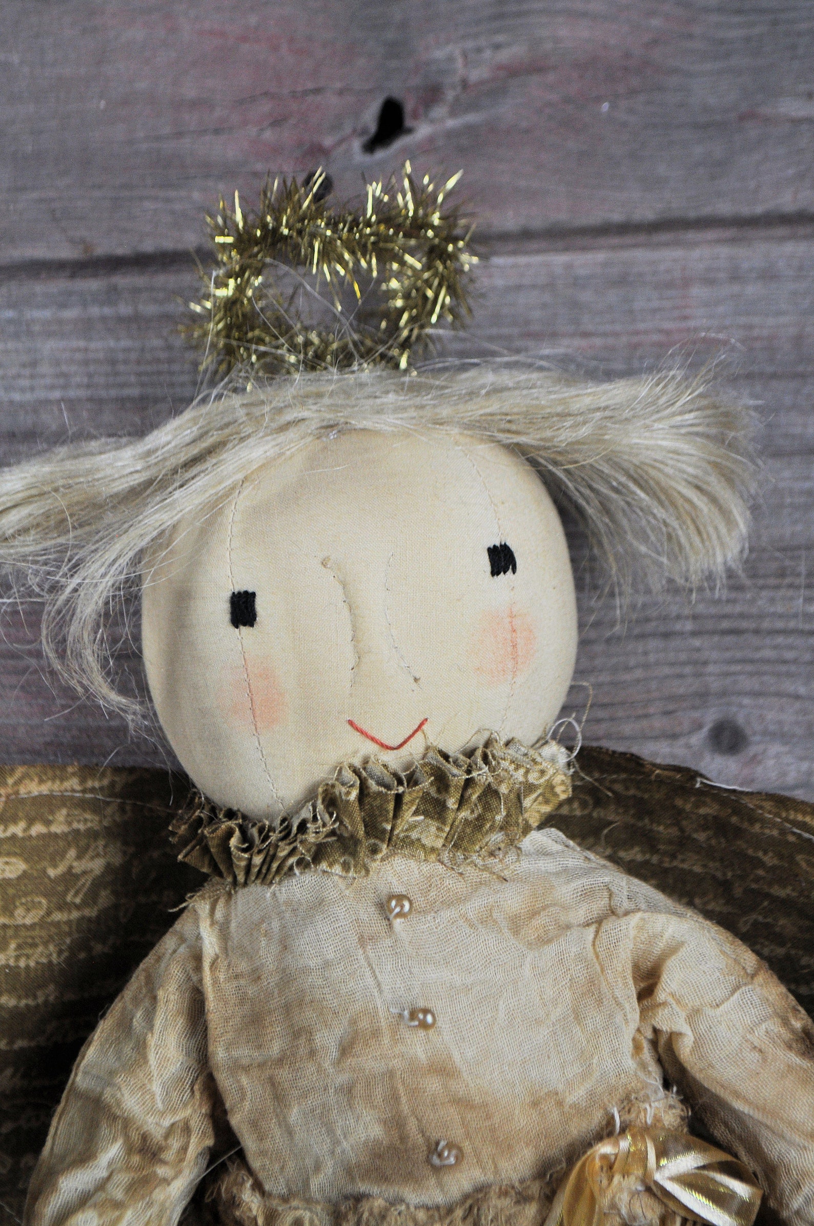 Primitive Christmas Angel With Bells - Etsy