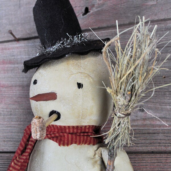 Primitive Snowman - Etsy
