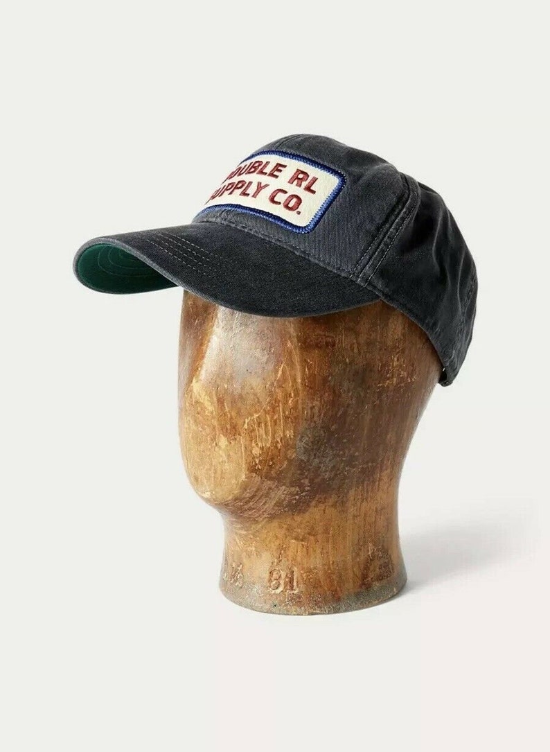 RRL Double Ralph Lauren Logo Twill Trucker Baseball Hat Cotton - Etsy