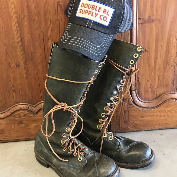 Logging Boots - Etsy