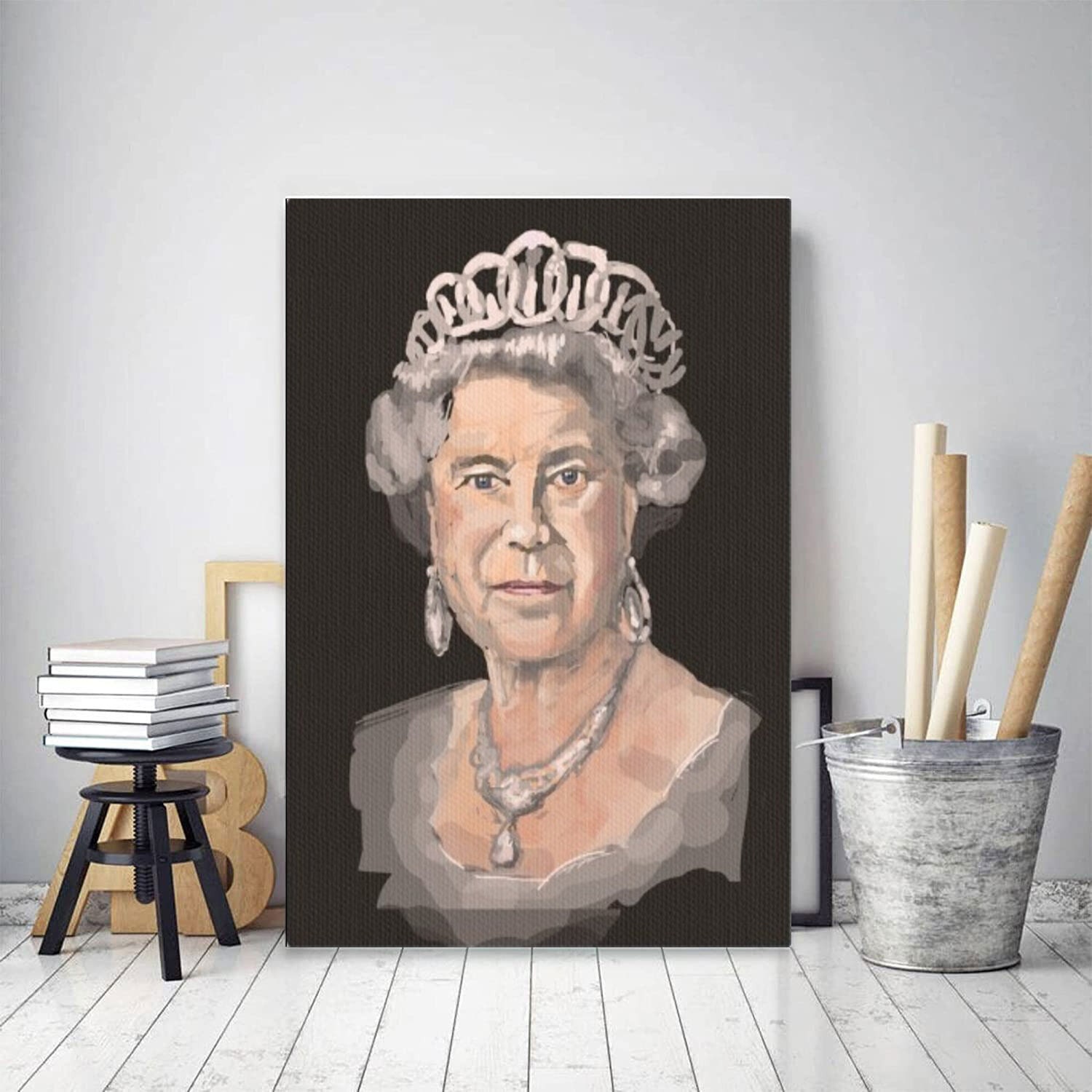 Queen Elizabeth II,British Royal Family Poster