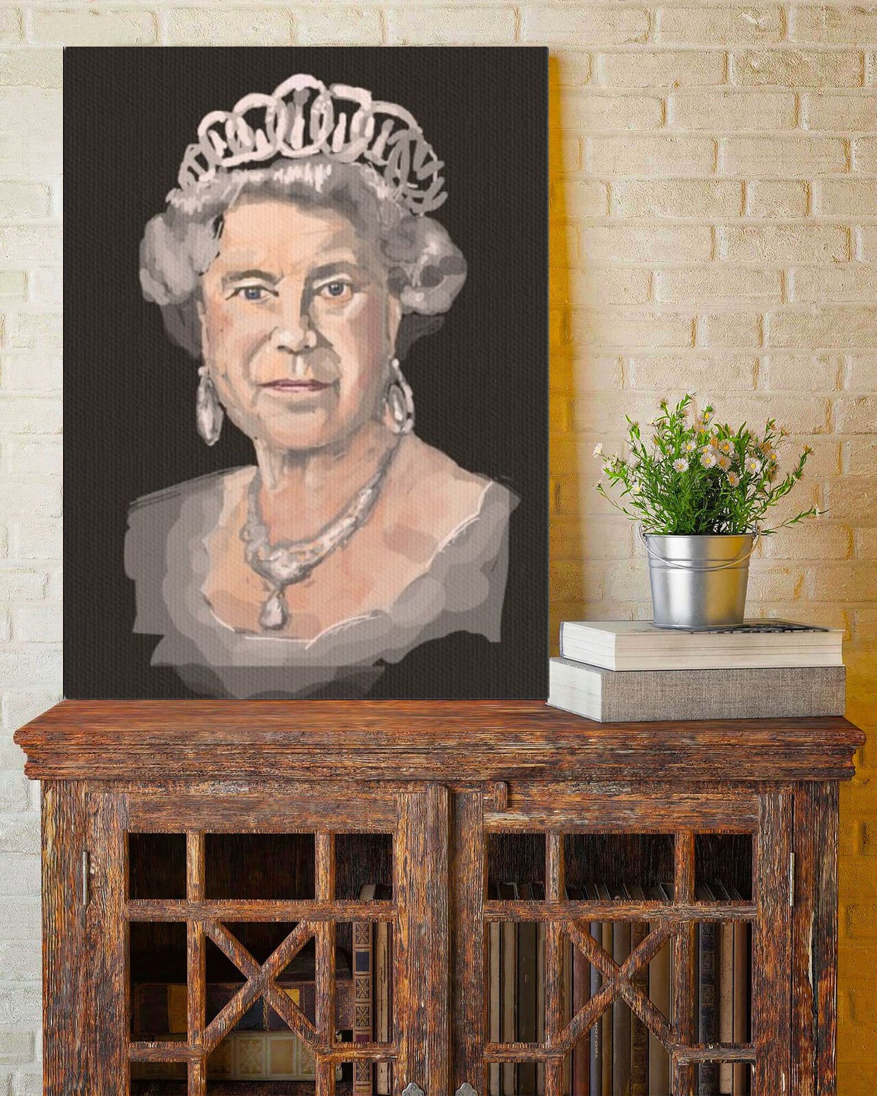 Queen Elizabeth II,British Royal Family Poster
